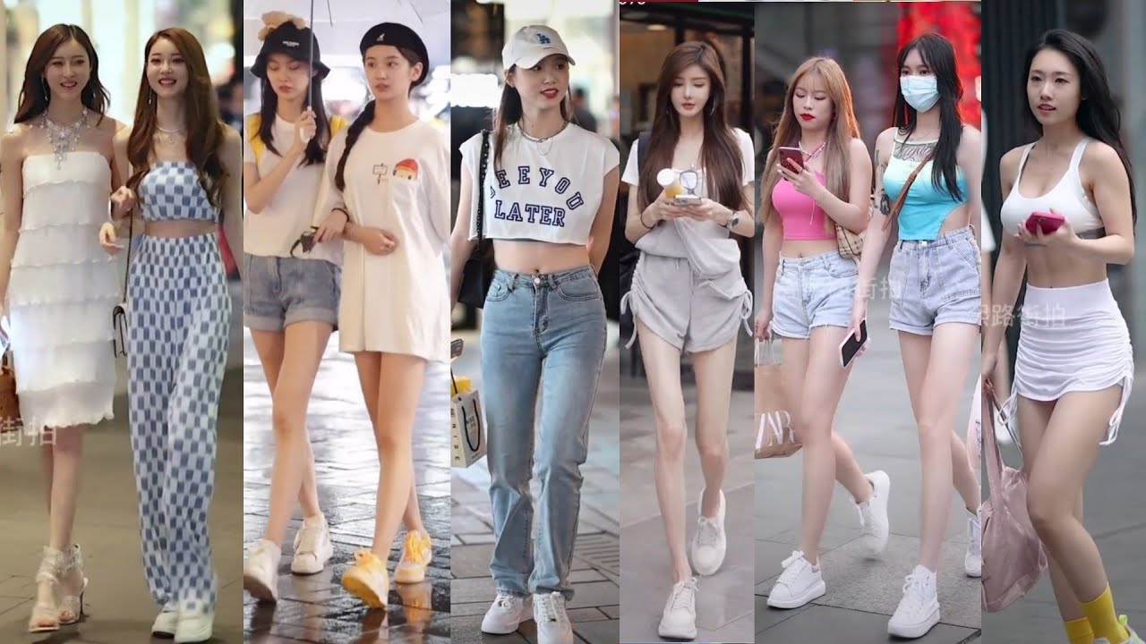 Mejores Street Fashion Douyin China | 抖音街拍穿搭 ！Douyin Tiktok China Thời ...