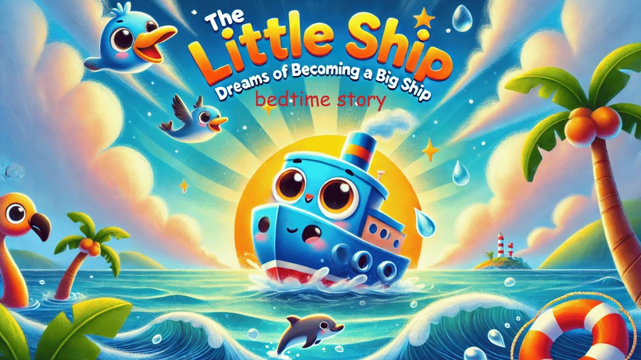 The Little Ship Dreams of Becoming a Big Ship | bedtime stories for ...