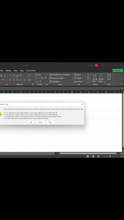 Don't use this method | Excel tutorial #1 #shorts - YouTube