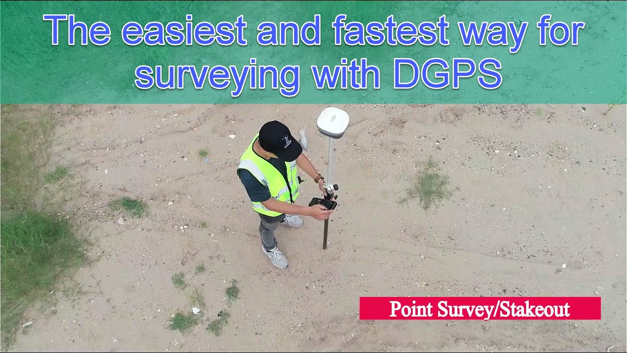 របៀបវាស់វែងថ្មី ទំនើប និងលឿន ជាមួយឧបករណ៍ DGPS - YouTube