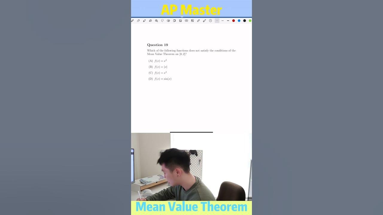 AP Calculus Unit 4 Mean Value Theorem /Calculus Chapter 4 Review/ Mean ...