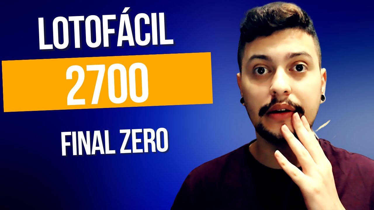 DICAS LOTOFACIL FINAL ZERO 2700 PARA FAZER 15 PONTOS E AINDA TEM CUPOM ESPECIAL - YouTube