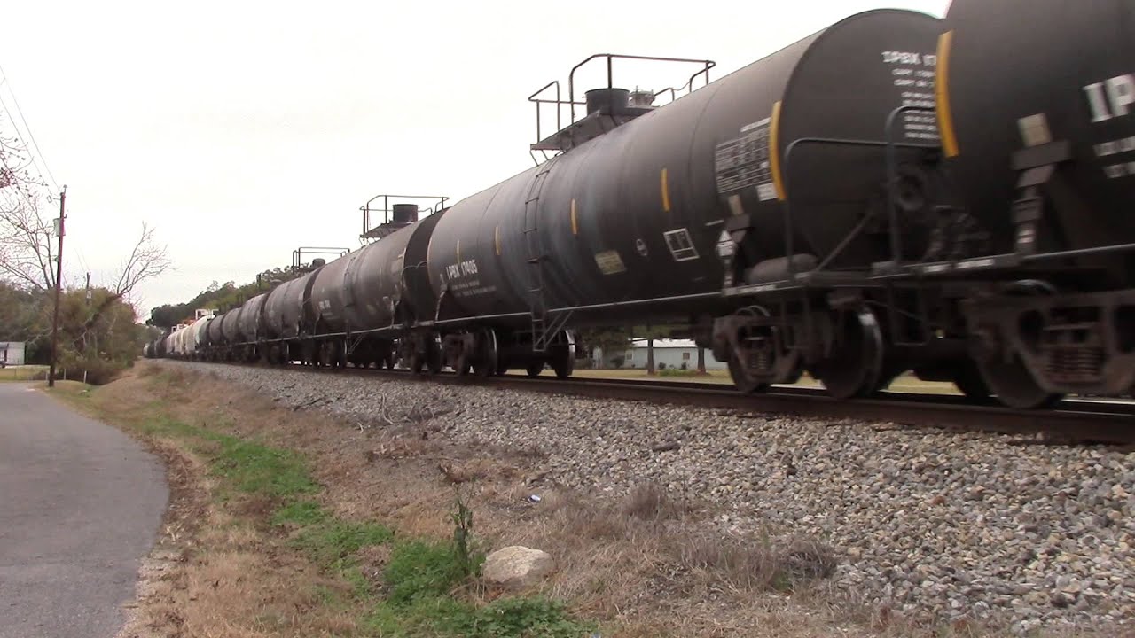 IC 2458, CN 5524, GTW 5830 (11/25/14) Hester, LA HD - YouTube