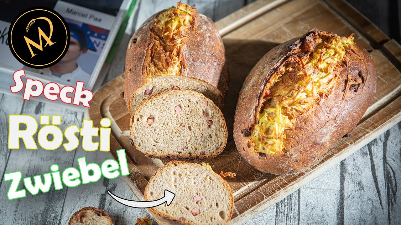 Rösti Zwiebel Speck Meister Brot - Bundesbrot von meiner Meisterprüfung ...