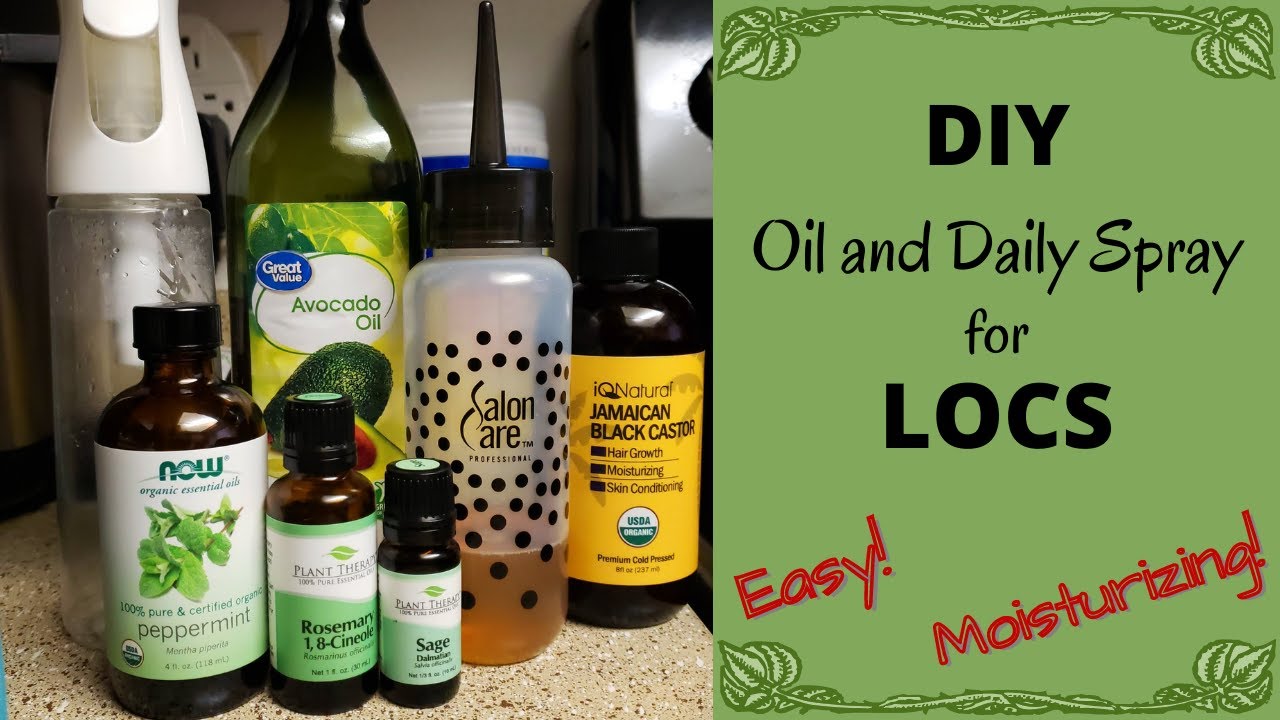 DIY Loc Oil & Spray - YouTube