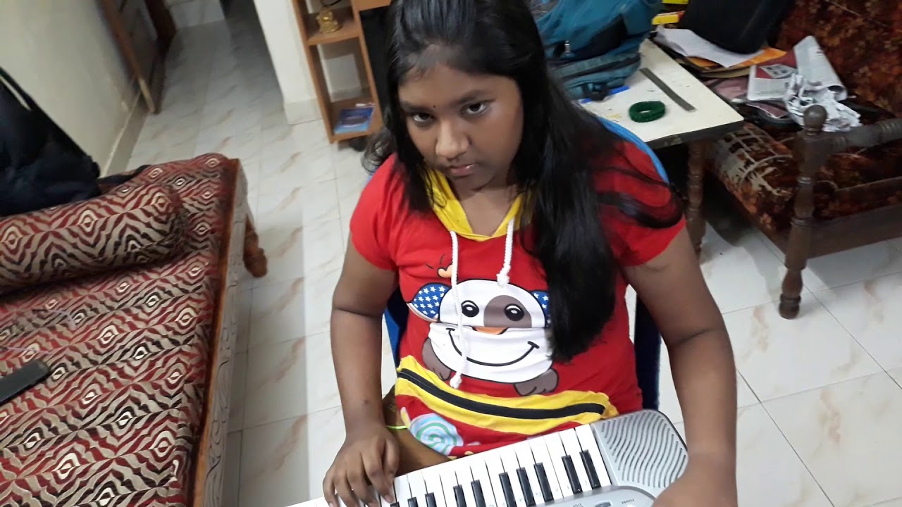 Chinnamma song cover keyboard by Meera Balakrishnan - YouTube