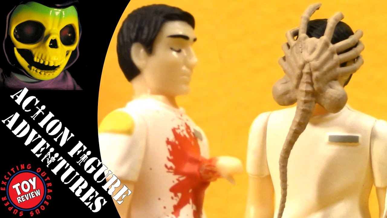 Alien ReAction Figures - Kane with Facehugger & Kane with Chestburster ...