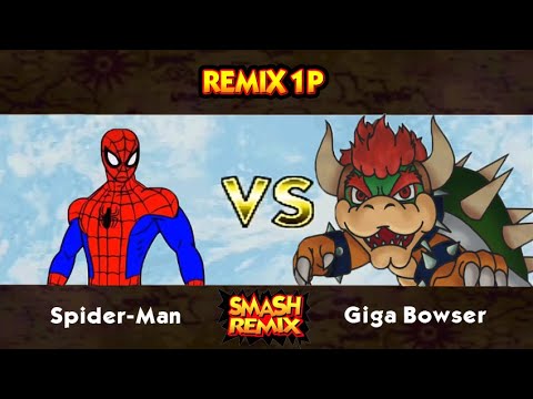 Smash Remix Spider-Man Vs Remix 1P Very Hard - YouTube