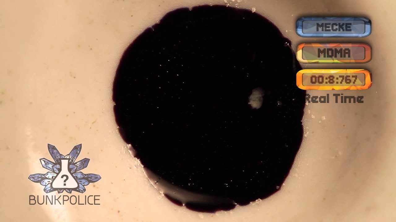 MDMA - Mecke Reagent - Normal Test Kit - Bunk Police - YouTube
