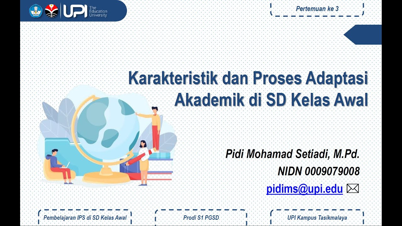 Karakteristik dan Proses Adaptasi Akademik di SD Kelas Awal - YouTube