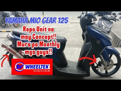 Yamaha mio gear 125 | Repo unit sa wheeltek na may Concept ...