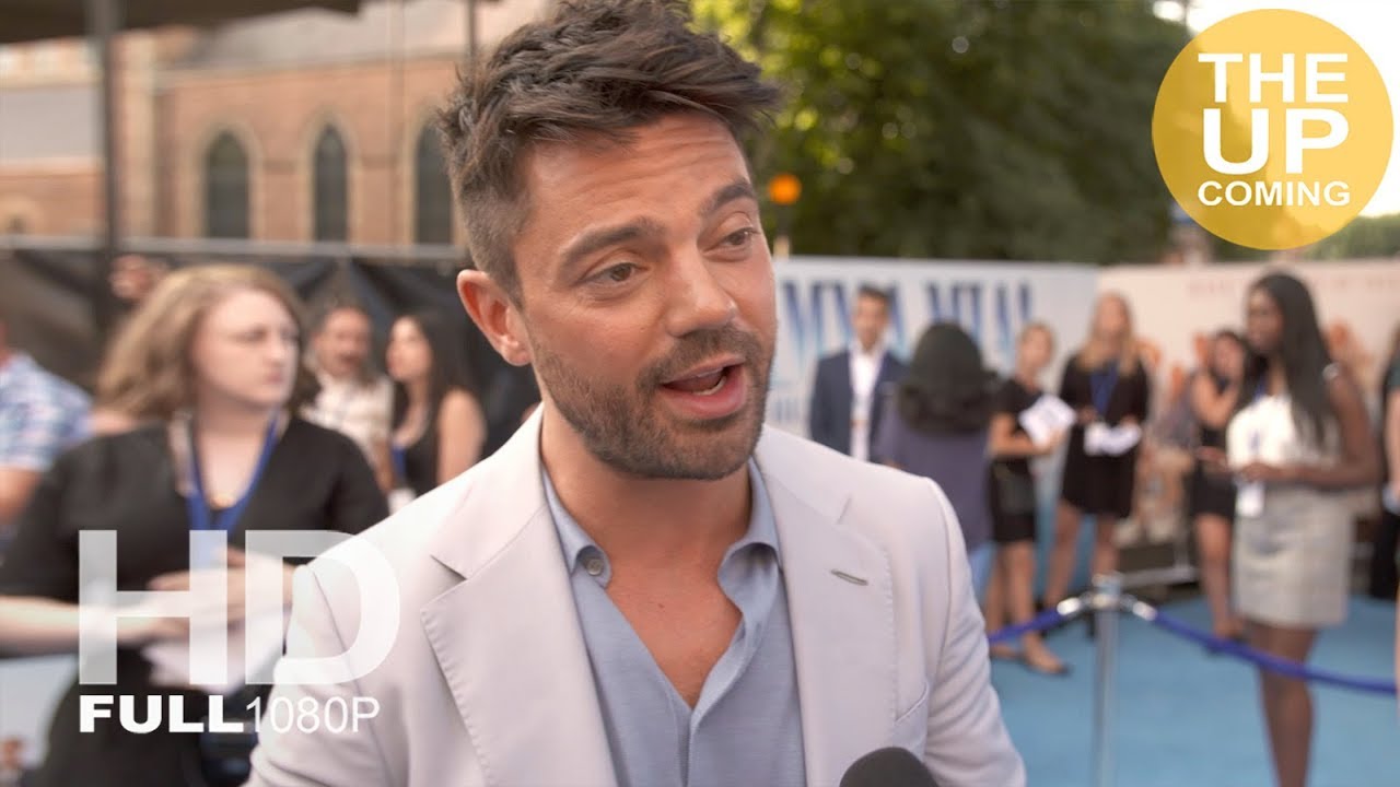 Dominic Cooper interview at Mamma Mia! Here We Go Again premiere - YouTube