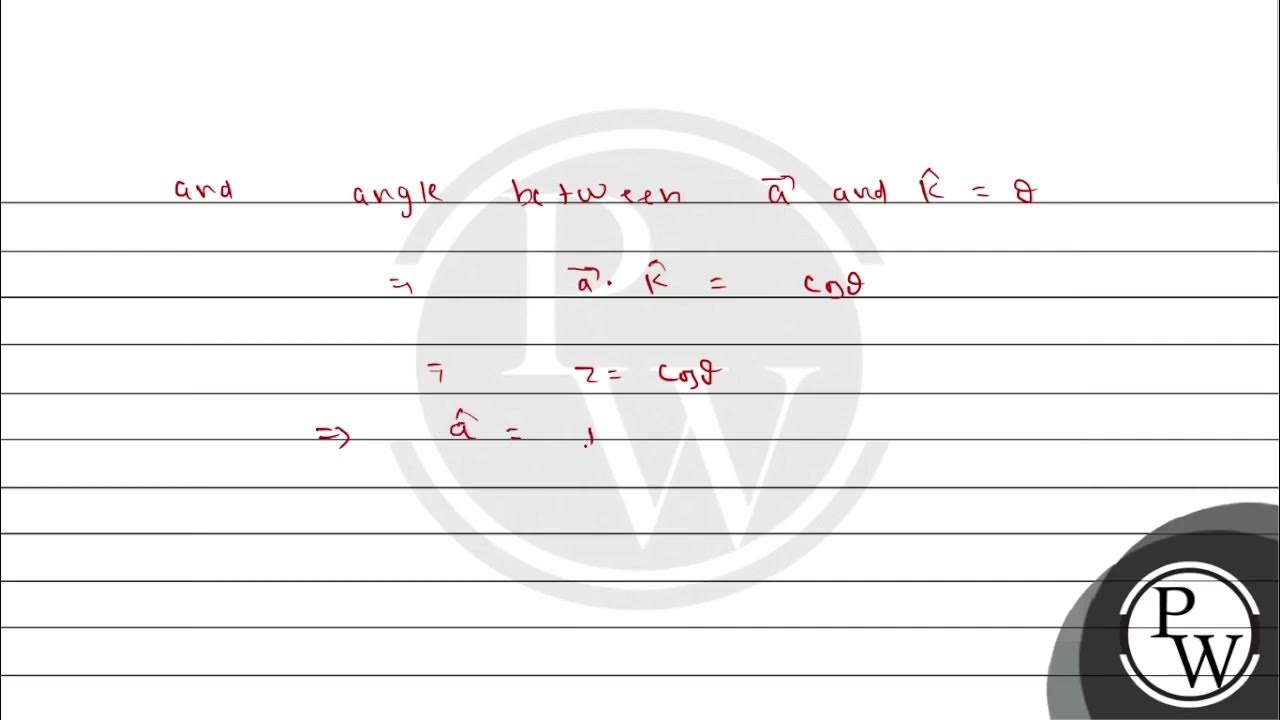 If a unit vector \( \vec{a} \) makes angles \( \pi / 3 \) with \( \hat{i}, \pi / 4 \) with \( \h ...