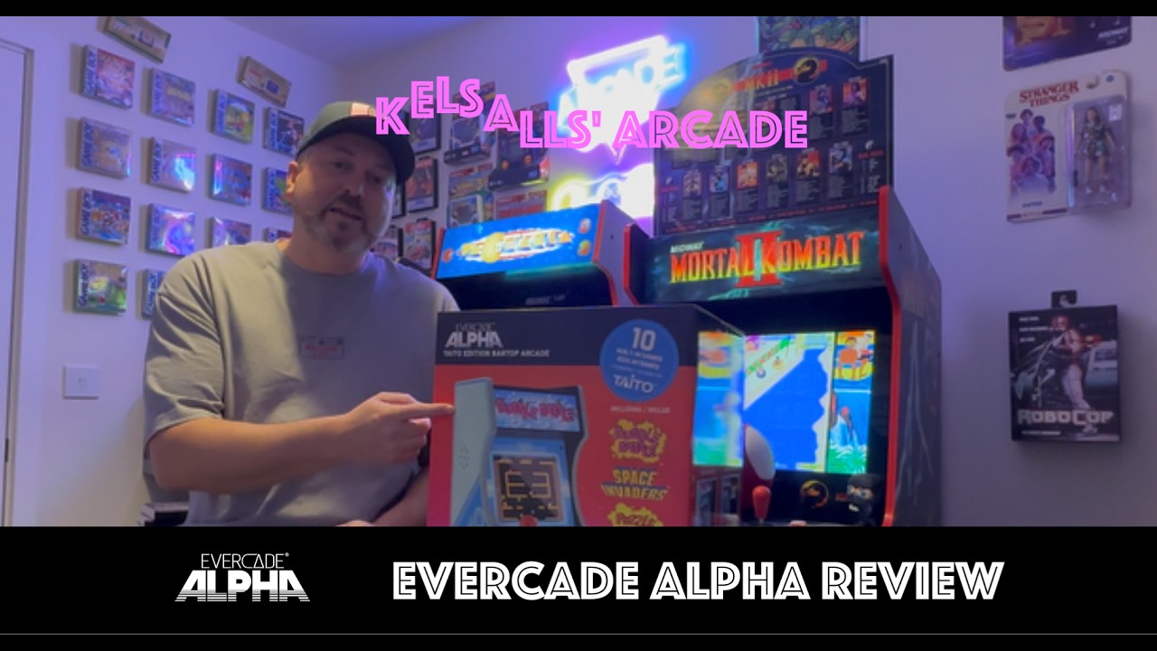 Evercade Alpha: Bubble Bobble Bartop unboxing and review - YouTube