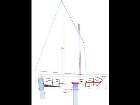 12 foot nesting Swampscott Dory Tender (dinghy) Sailing - YouTube