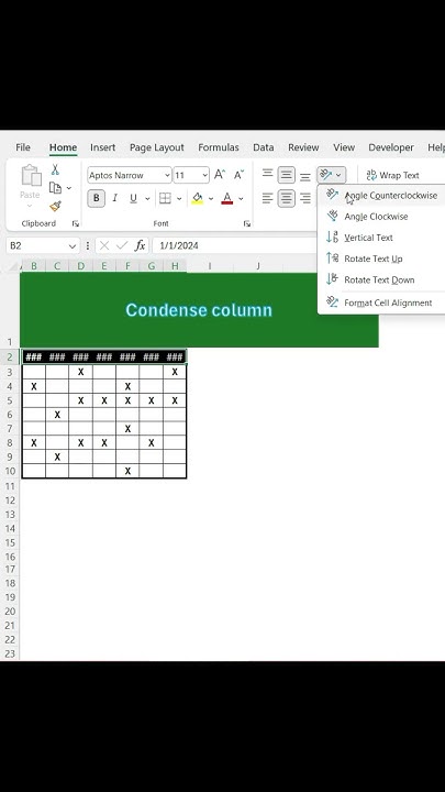 Condense Columns In Excel Exceltips Exceltricks Excelhacks Excel Exceltutorial Youtube