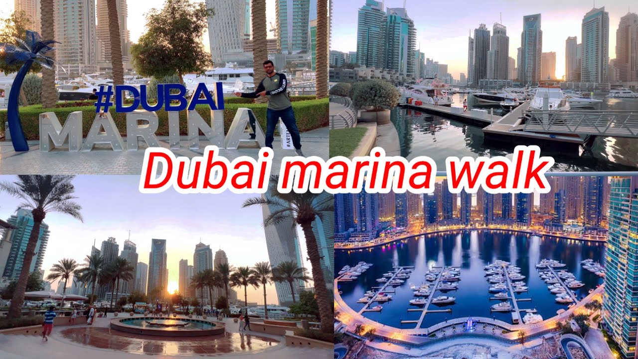Dubai Marina | Marina walking Dubai | Dubai marina cruise 4K - YouTube