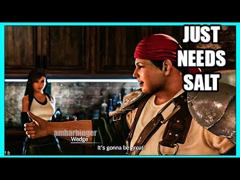 FF7 Rebirth Wedge Convinces AVALANCHE to Visit Cosmo Canyon - YouTube