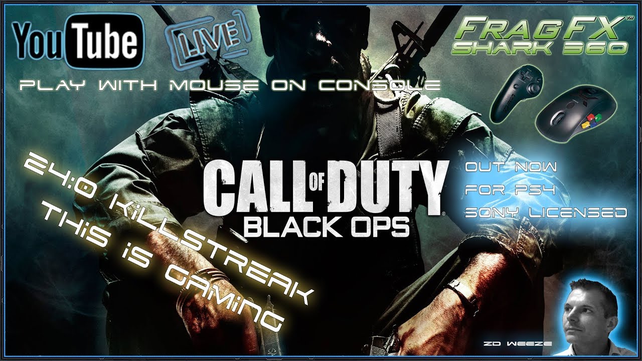 Splitfish FragFX Shark 360 with the Game Call of Duty Black Ops - Play ...