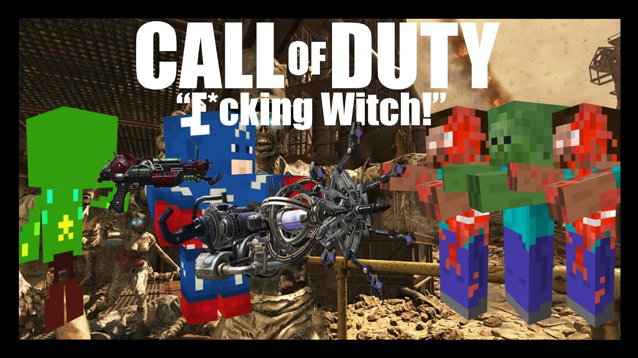 "F*CKING WITCH!" COD Black Ops 2:Buried Zombies Gameplay #3 - YouTube