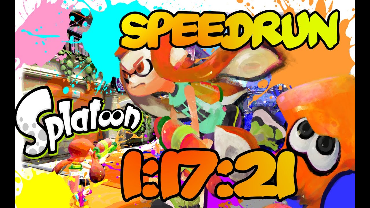 Splatoon Any% Speedrun in 1:17:21 - YouTube