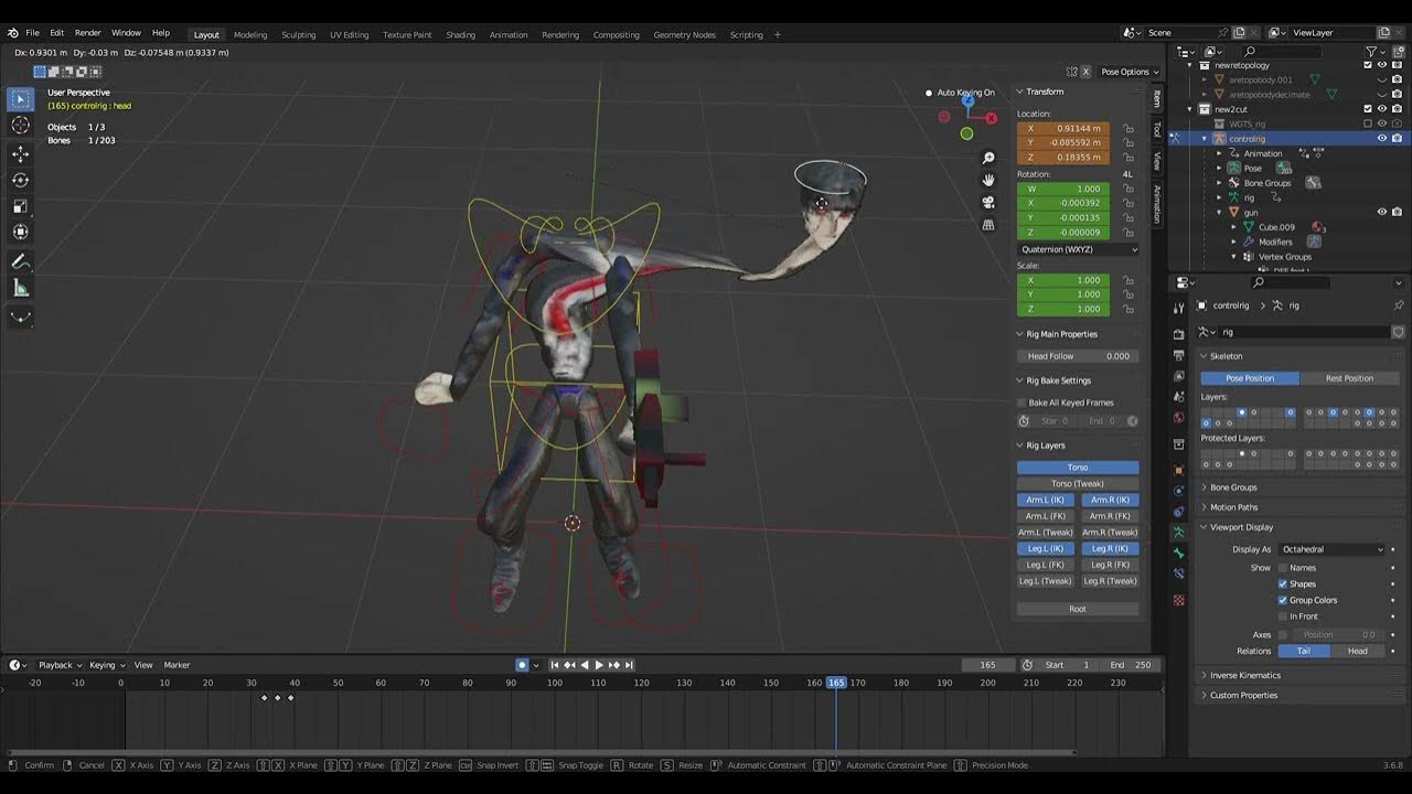 working on animation for Kiyoshi devlog - YouTube