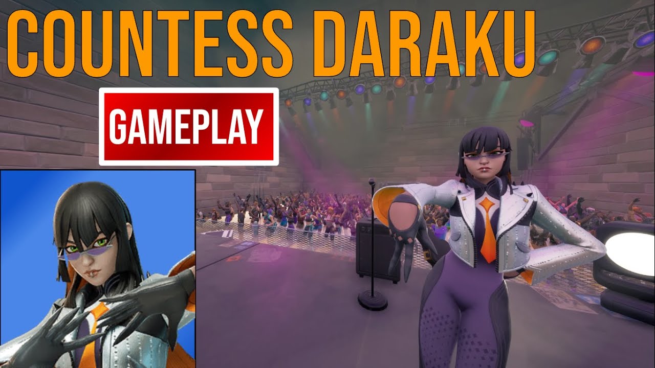 New Countess Daraku Skin Gameplay (Fortnite Battle Royale) - YouTube