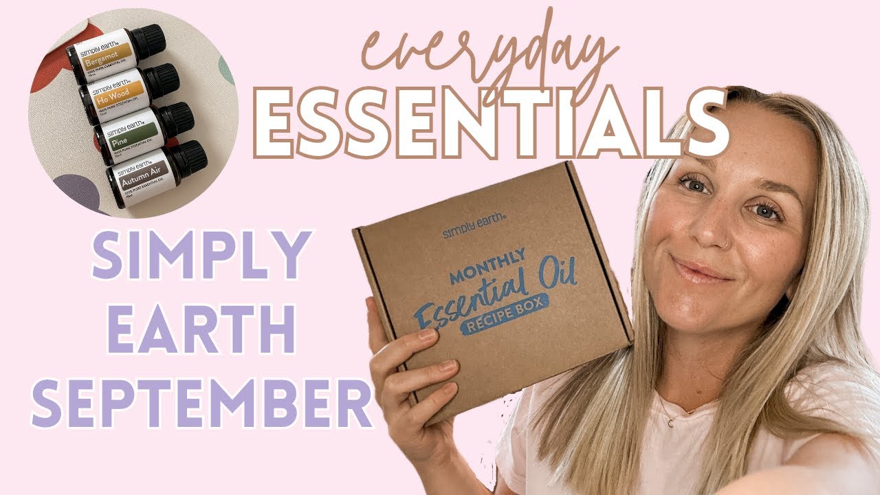 Simply Earth September Essential Oil Recipe Box - YouTube