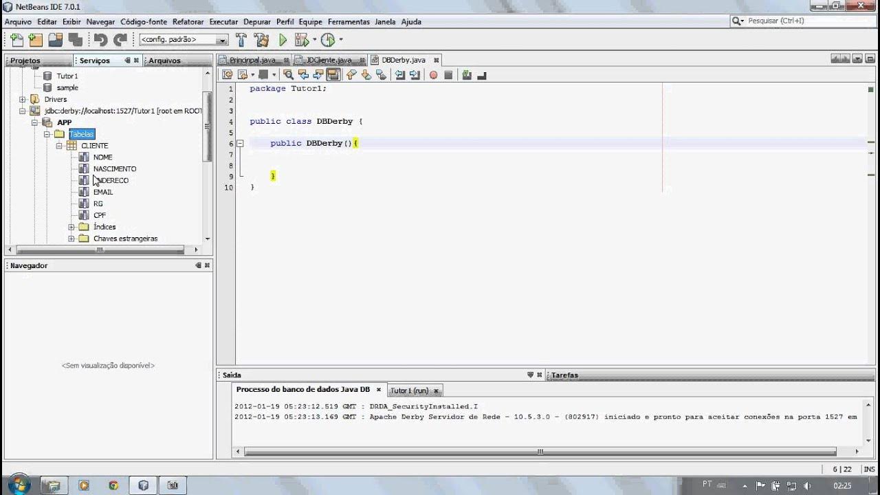 Java + Derby Embutido Parte 1.mp4 - YouTube