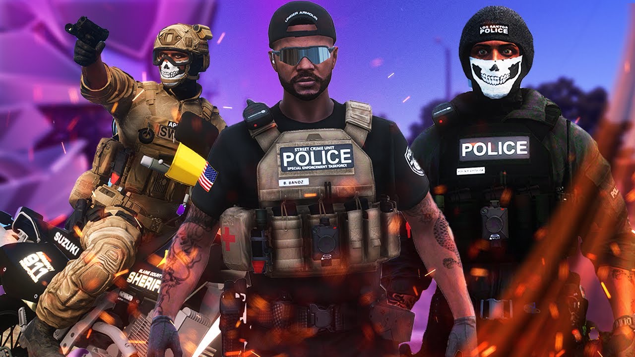 🔴LIVE - PLAYING GTA 5 RP as a Gang Unit COP - YouTube