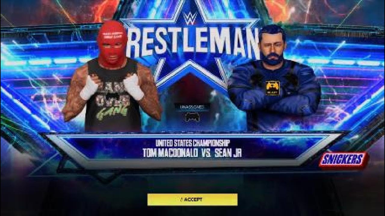 WWE 2K23: Custom Universe - Tom Macdonald VS The Dragon For The U.S ...