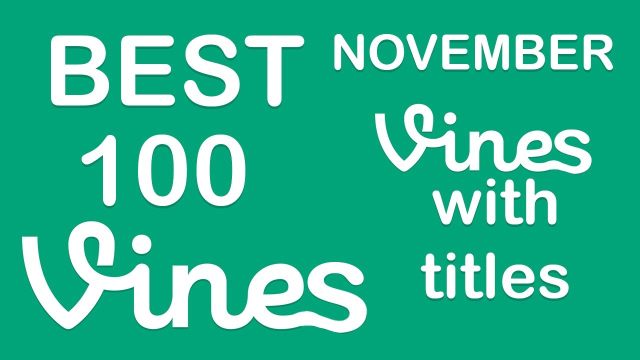 BEST VINE COMPILATION 2013|| NOVEMBER || 100 VINES WITH TITEL - YouTube
