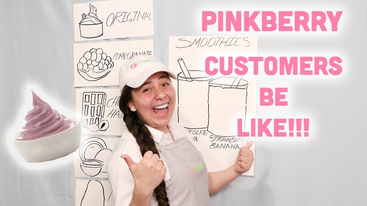 Pinkberry Customers Be Like?1?!?! - YouTube