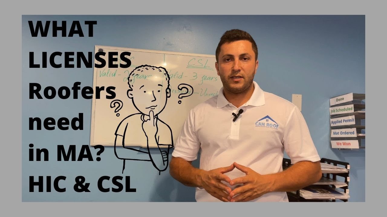 What kind of licenses Roofing Contractor Need to Have in Massachusetts ...