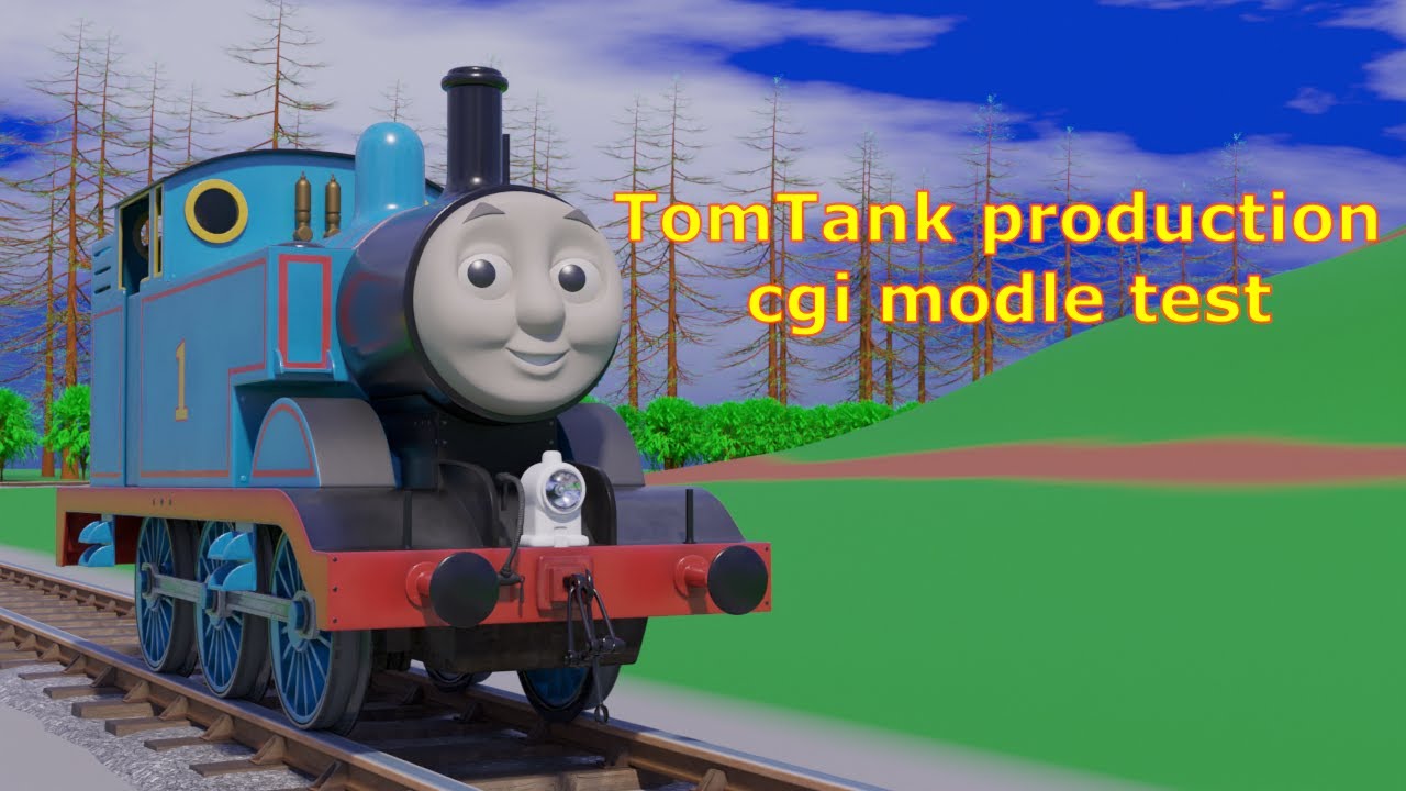 (Blender animation)Testing out Tom tank productions upgrade CGI Thomas ...