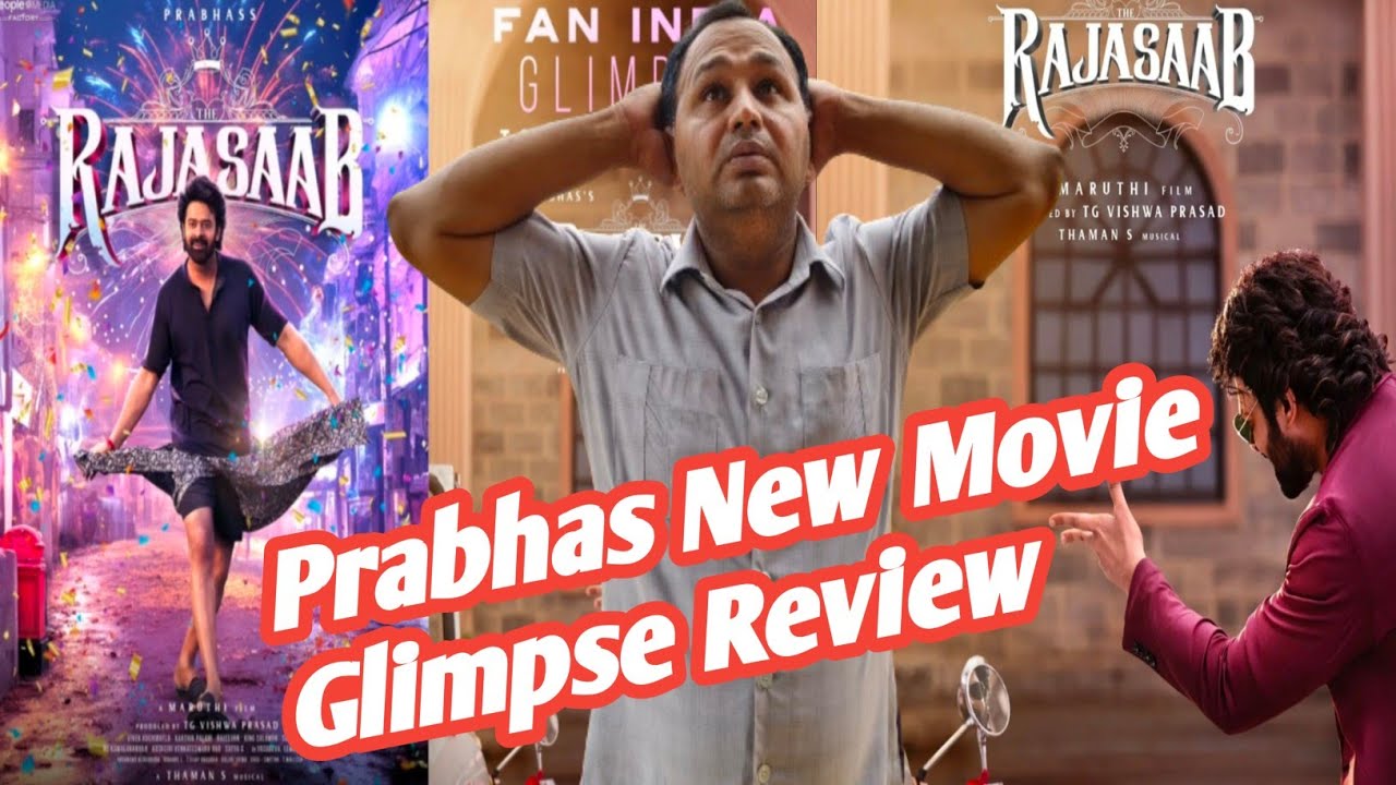 The Raja saheb Glimpse Review||Raja Saheb Poster Review And Reaction ...
