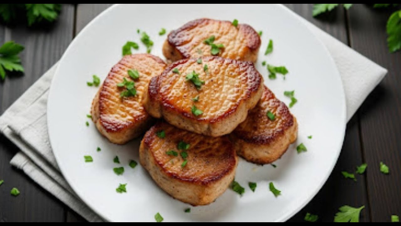 The Oven Does The Work! EASY Pork Neck Steaks & Veggies Recipe - YouTube