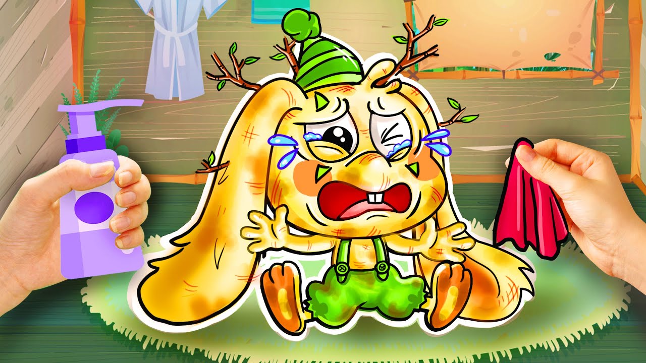 お気をつけて 愛らしい小さな文蔵バニーが道に迷いました 🐇 || Kool Stop Motion 日本 - YouTube