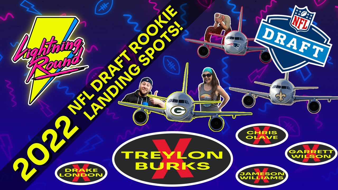 2022 NFL Draft Rookie Landing Spots for Fantasy Football - YouTube