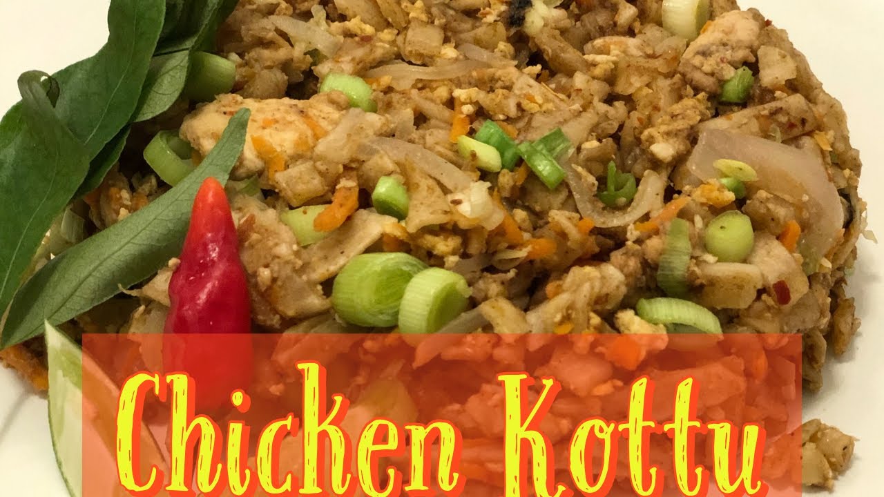 Easy Sri Lankan Kottu Rotti on RuVi’s Countertop - 10 minute fix - YouTube