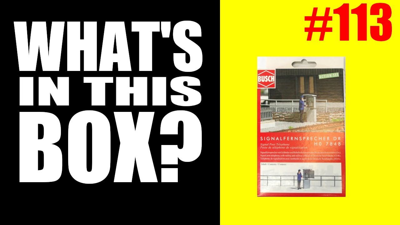 113 - Busch 7848 Lineside phone and GDR worker set in HO gauge - YouTube