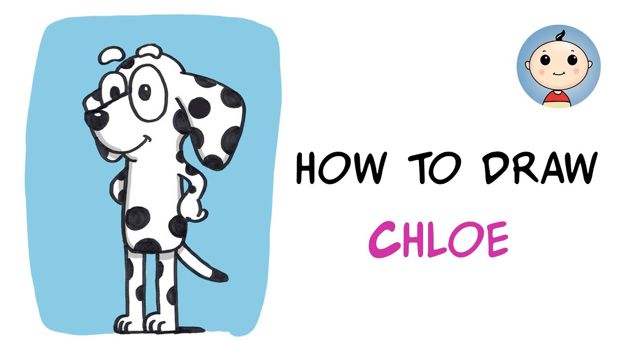 Draw Like a PRO! Learn to Draw Chloe from Bluey in less than 5 minutes ...