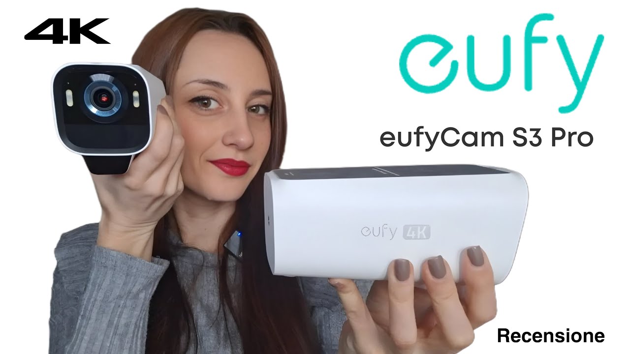 eufyCam S3 Pro 2 Kit - Ottimo Sistema di Videosorveglianza 4K con Pannelli Solari e Funzioni AI ...