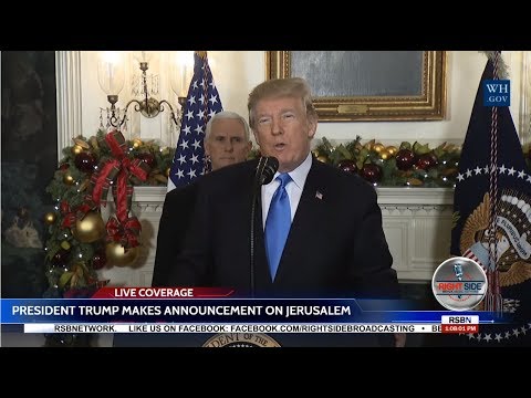 WATCH: President Trump Jerusalem MAJOR Announcement 12/6/17