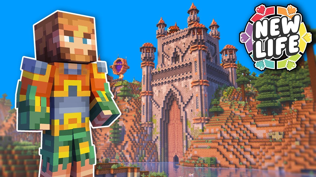New Life SMP - Let's Build a Massive Castle in Minecraft Survival ...