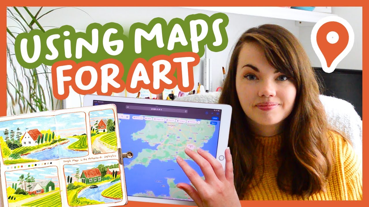How to find good references on MapCrunch! Using maps for art 📌🎨 - YouTube