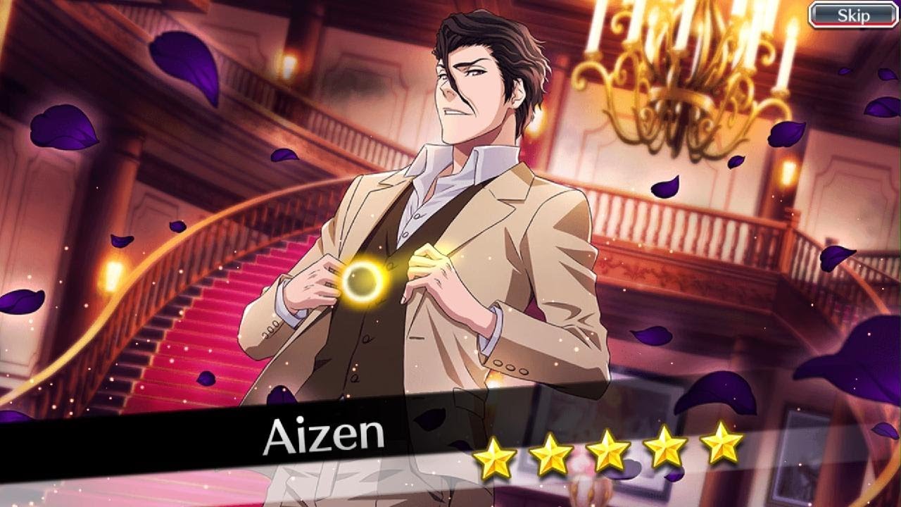 Bleach: Brave Souls - New Suit Aizen Summoning - YouTube