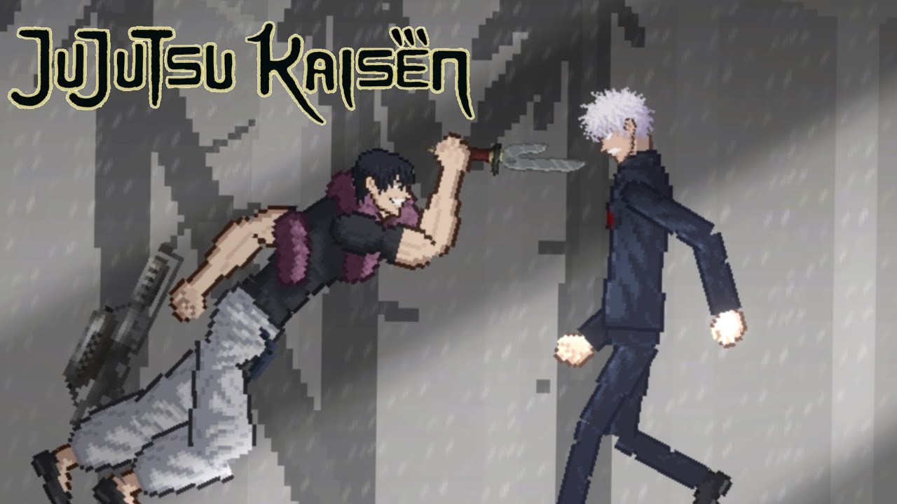 Jujutsu kaisen gojo vs Toji | Melon Sandbox Jujutsu kaisen - YouTube