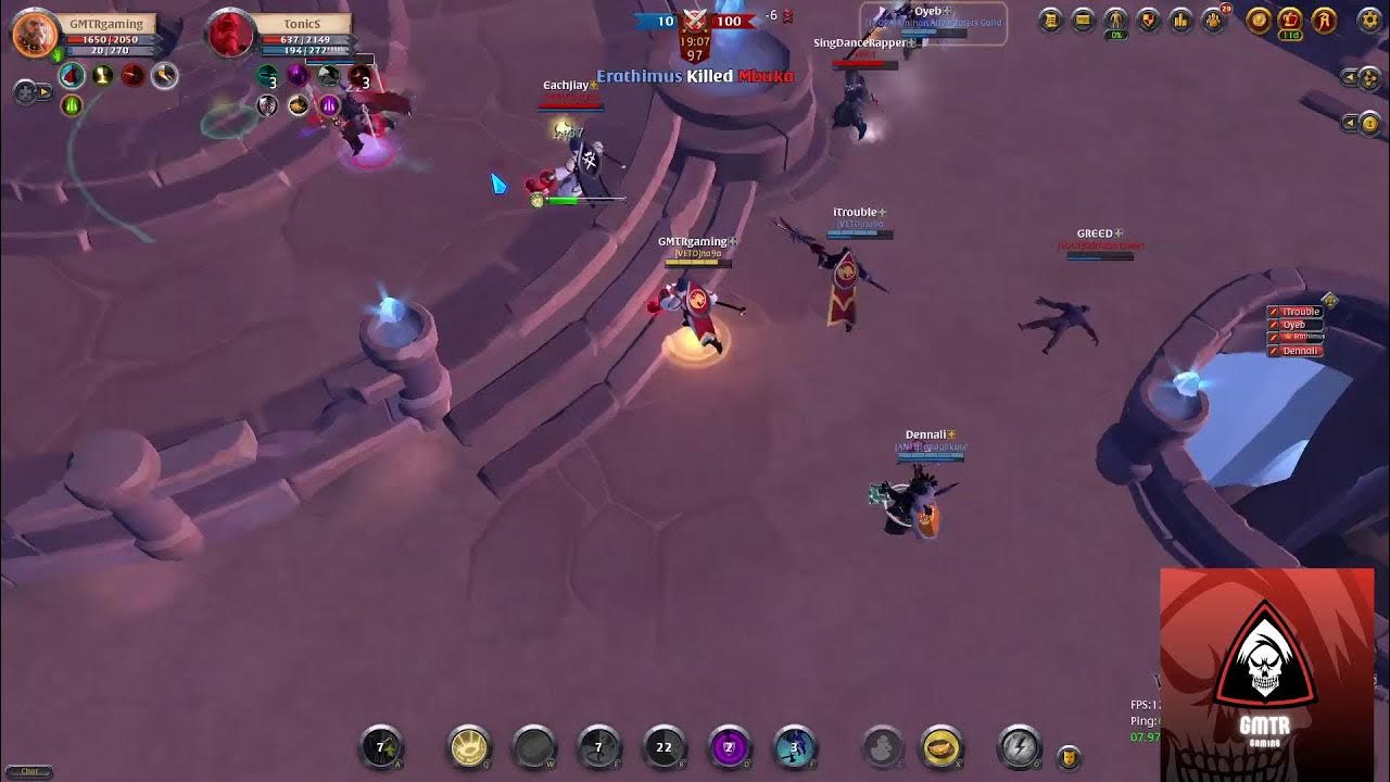 HCE spam map 15++ GRINDING fame albion online - YouTube