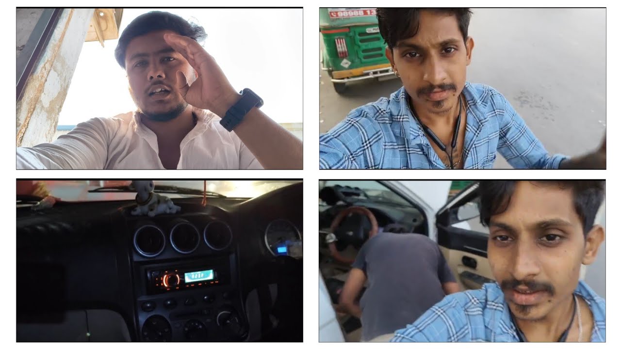 Aaj ham car mai gye the sound system dalwane/mera bhai bahut dukhi ho ...